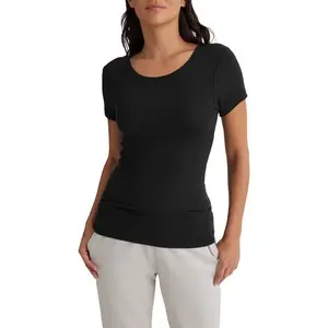 Tommy John Micro Rib Cap Sleeve T-shirt