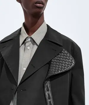 Bottega Veneta Nylon And Cotton Coat
