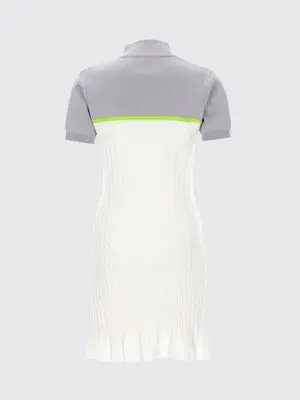 Casablanca Striped Viscose High-neck Mini Sheath Dress