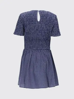 Baum Und Pferdgarten A-line Check Cotton Mini Dress