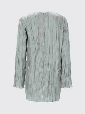 Staud Long Sleeve Pleated Dress