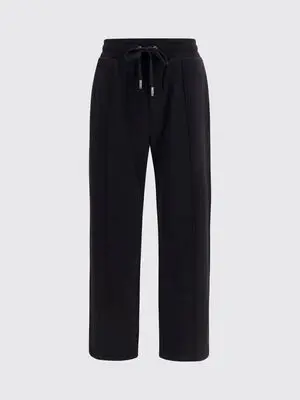 Dolce & Gabbana Cotton Jogging Trousers With Drawstring And Slit Pockets