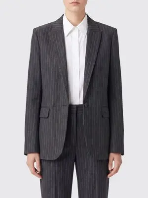 Zadig&Voltaire Pinstriped Single-breasted Blazer With Peak Lapels