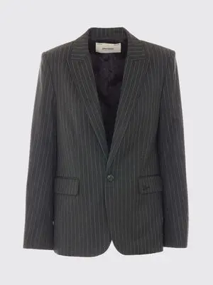 Zadig&Voltaire Pinstriped Single-breasted Blazer With Peak Lapels