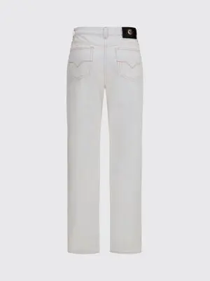 Versace Medusa Logo Mid-rise Straight Leg Jeans