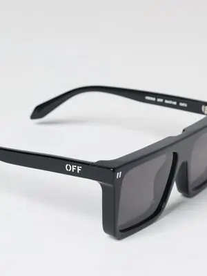 Off-White Tortoiseshell Acetate Sunglasses - Grey