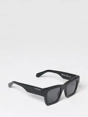 Off-White Rectangular Acetate Sunglasses - Black