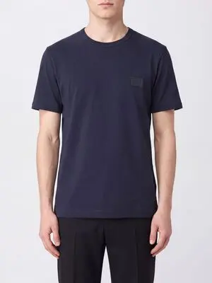 Dolce & Gabbana Tone-on-tone Logo Cotton T-shirt - Blue
