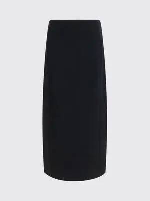 Khaite High-waisted Midi Pencil Skirt With Side Zip