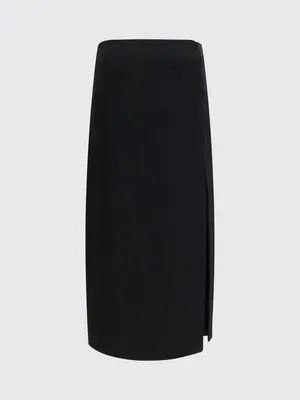 Khaite High-waisted Midi Pencil Skirt With Side Zip