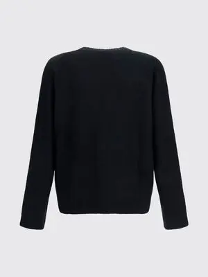 REPRESENT V-neck Alpaca Wool-blend Jacquard Logo Cardigan