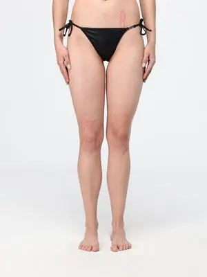 DIESEL® Triangle Bikini Top With Oval D Logo - Black