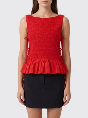 GANNI Top - Red
