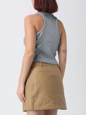 Casablanca Sleeveless Cotton Top - Blue
