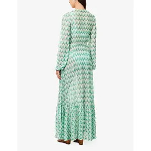 Missoni Cut-out Floral-print Knitted Cover-up