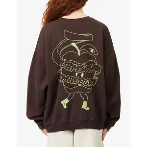 DAMSON MADDER Graphic-print Cotton-jersey Sweatshirt