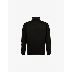 MALBON Long-sleeve Quarter-zip Woven Pullover