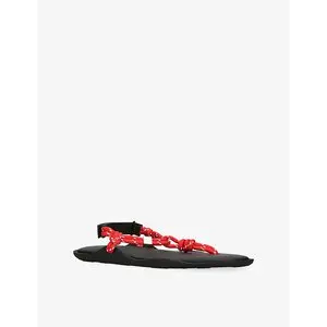 Flowze Flòwze Woven Sandals With Hook-and-loop Fastening - Red