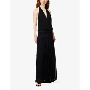 Bec & Bridge Jasmin V-neck Woven Maxi Dress