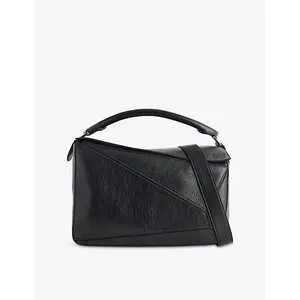 Loewe Puzzle Large Top Handle Bag - Black