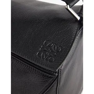 Loewe Puzzle Large Top Handle Bag - Black