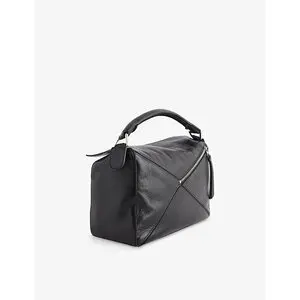 Loewe Puzzle Large Top Handle Bag - Black