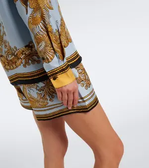 La DoubleJ Printed Silk Satin Shirt
