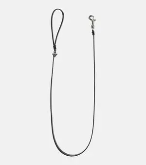 Prada Leather Dog Leash - Black