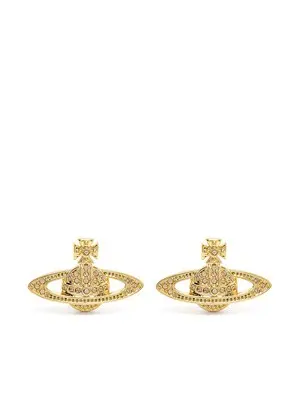 VIVIENNE WESTWOOD Mini Bas Relief Earrings - Metallic