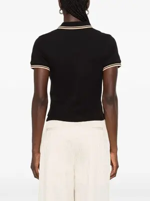 VIVIENNE WESTWOOD Classic Polo Shirt With Orb Embroidery - Black