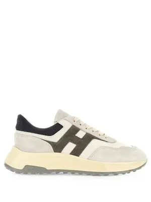 Hogan Sneakers Hyperlight In Suede And Nappa Leather - Multi
