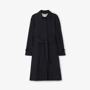 Burberry Long Belted Nylon Car Coat