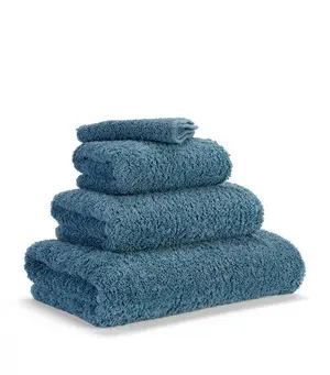 ABYSS & HABIDECOR Egyptian Cotton Super Pile Hand Towel - Blue