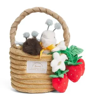 Harrods Strawberry Basket Plush
