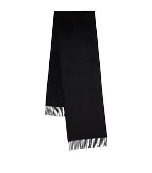 Mulberry Small Merino Wool Scarf - Black
