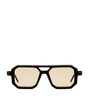 KUBORAUM Acetate Mask P8 Sunglasses - Brown