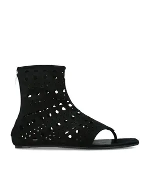 Alaïa Suede Neo Vienne High Sandals