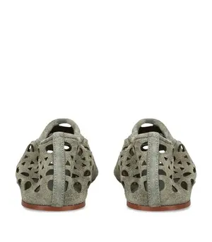 Alaïa Suede Neo Vienne Slippers