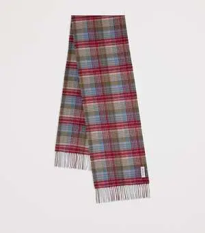 Mulberry Small Merino Check Scarf