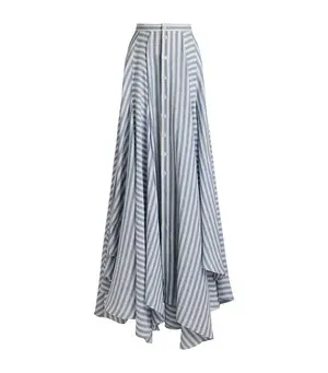 Ralph Lauren Linen Shamus Maxi Skirt
