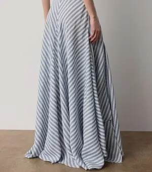 Ralph Lauren Linen Shamus Maxi Skirt