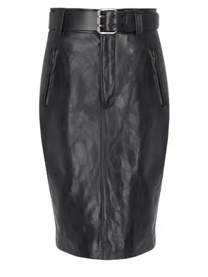 Knee Length Leather