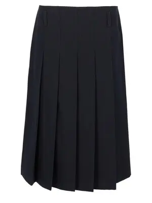 A.p.c. Pleated Cotton Skirt