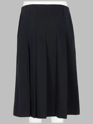 A.p.c. Pleated Cotton Skirt