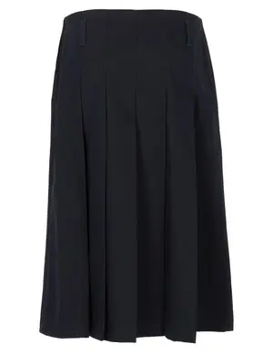 A.p.c. Pleated Cotton Skirt