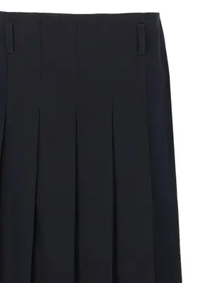 A.p.c. Pleated Cotton Skirt