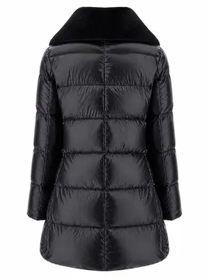 Herno Piumino A-shape Quilted Down Jacket - Black