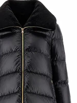 Herno Piumino A-shape Quilted Down Jacket - Black