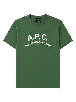 A.p.c. Logo T-shirt - Green