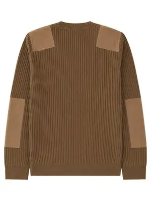 A.p.c. Mallarmé" Ribbed Wool Pullover - Brown